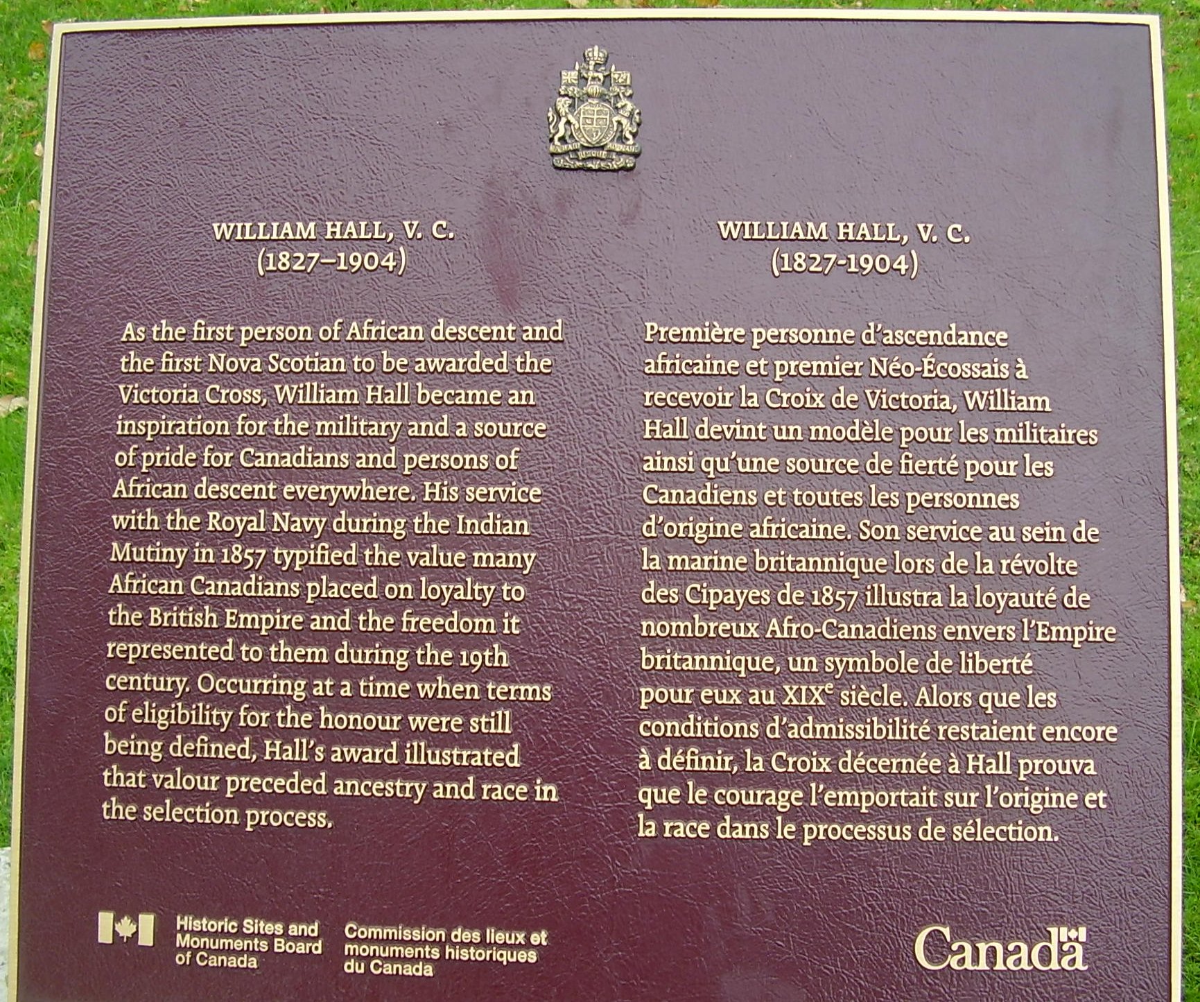 William Hall VC – Hantsport & Area Historical Society