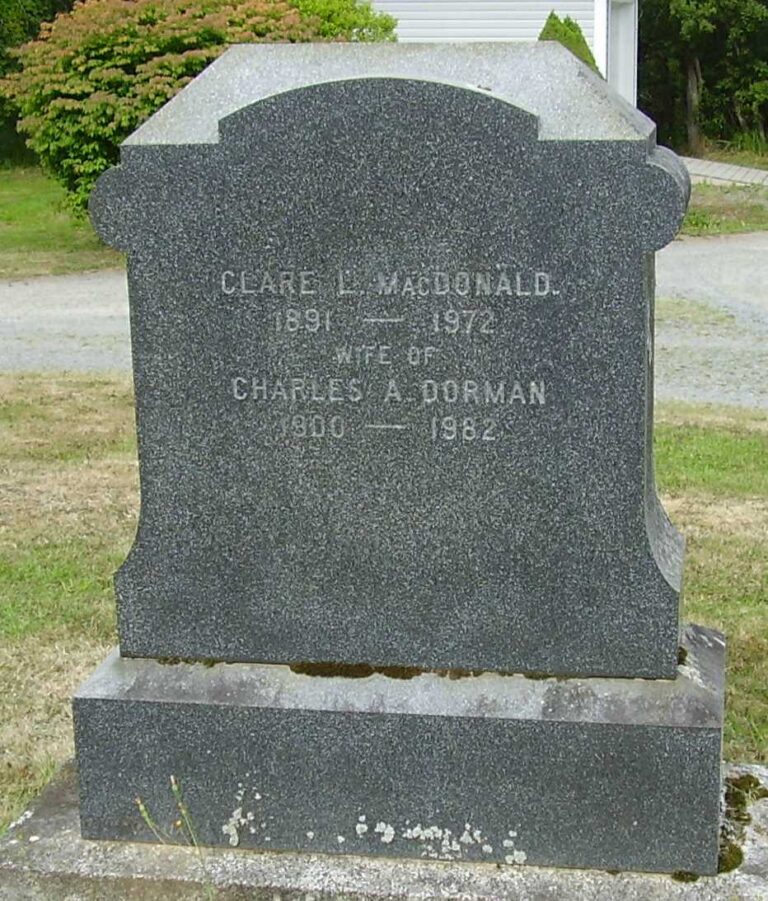 Clare and Charlie Dorman – Hantsport & Area Historical Society